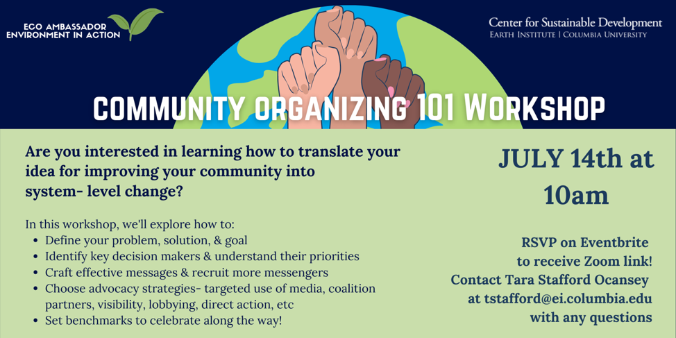 Workshop Will Teach the Basics of Community Organizing – State of the ...